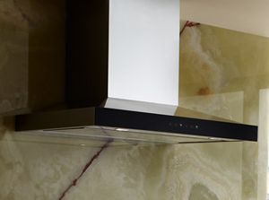 Lustre Stainless 36" Pyramid Style Canopy Wall Hood | JennAir