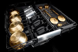 24" RISE™ Fully Integrated Dishwasher with 3rd Level Rack with Wash ...