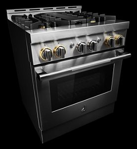 36" RISE™ Gas Professional-Style Range with Chrome-Infused Griddle ...